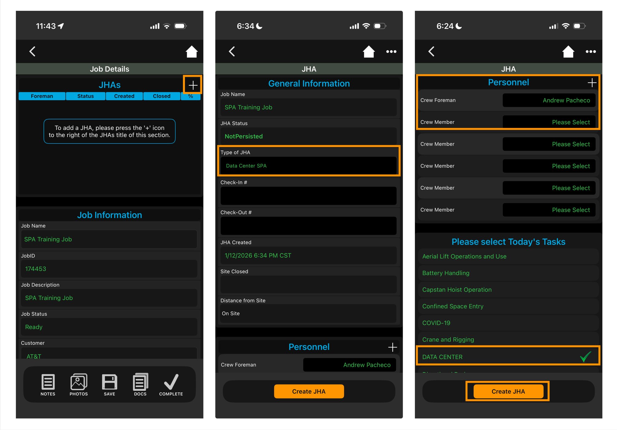 Amentum - Data Center SPA Completion Guide