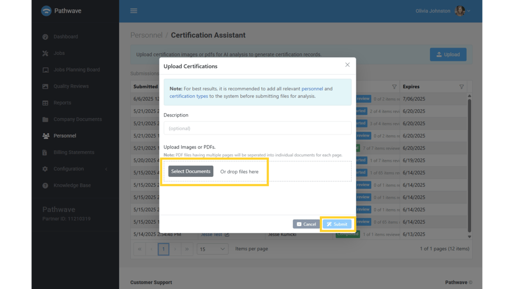 Certification Assistant