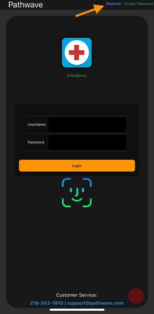 How to Register From the Pathwave App