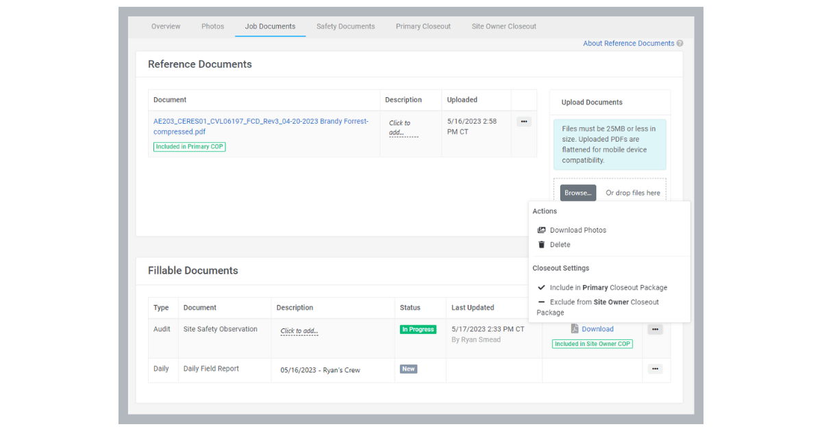 Download Photos in a Fillable Form to a .zip file & View Certification ...